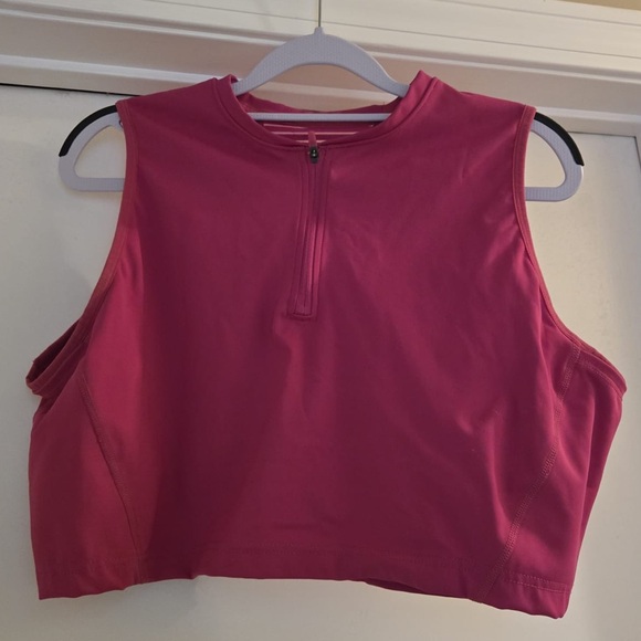 Nike | Tops | Hot Pink Nike Crop Top | Poshmark